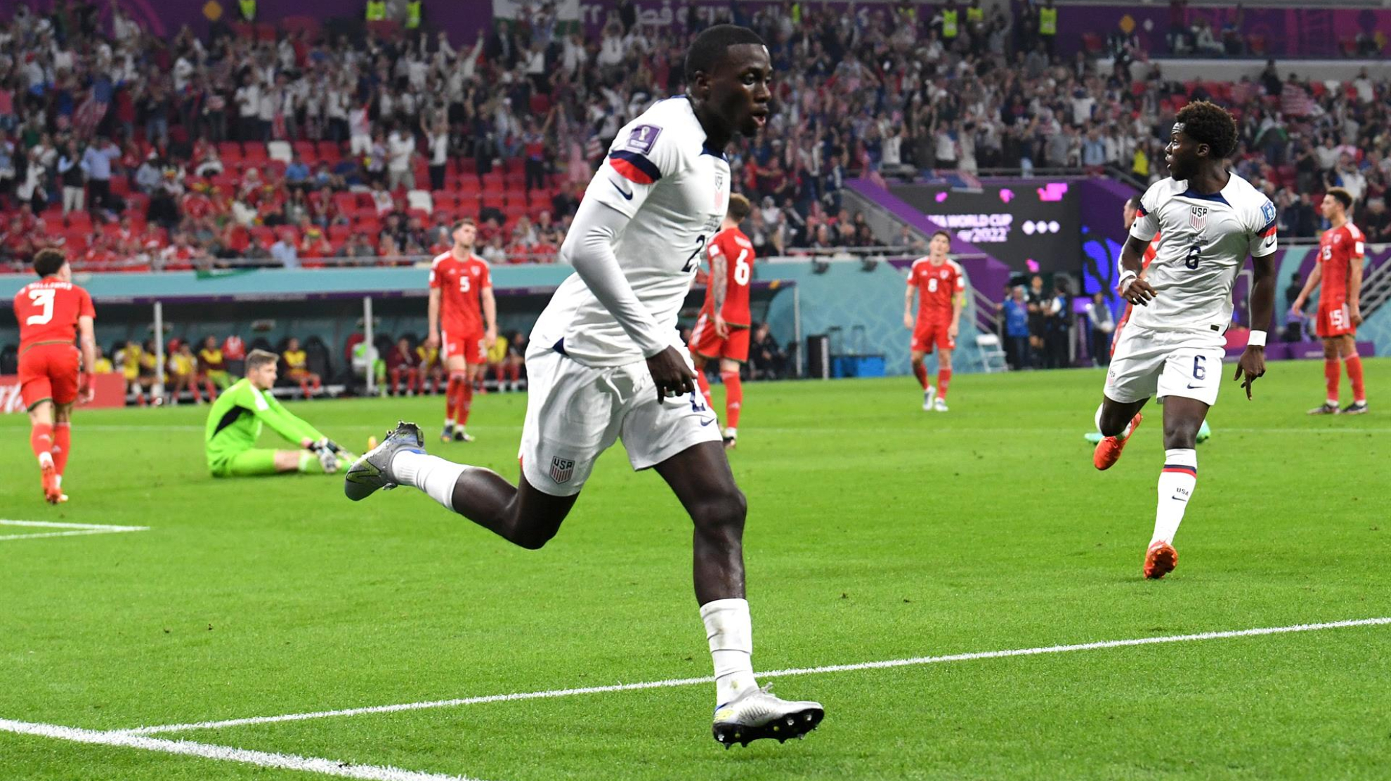 Matches today: United States 1-1 Wales, summary and goals of the Qatar ...